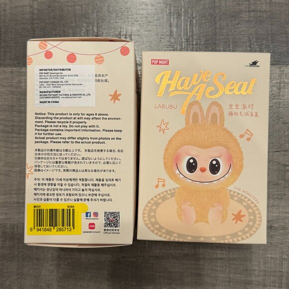 POP MART | Toys | Labubu Have A Seat Baba Authentic Popmart Popnow ...